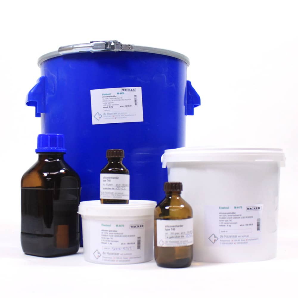 Siliconen gietrubber M4470 + harder T40 ⋆ de Hazelaar